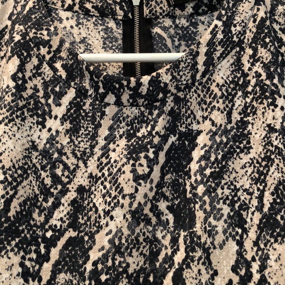 Tops | Cute Top With Snake Skin Pattern Medium | Poshmark